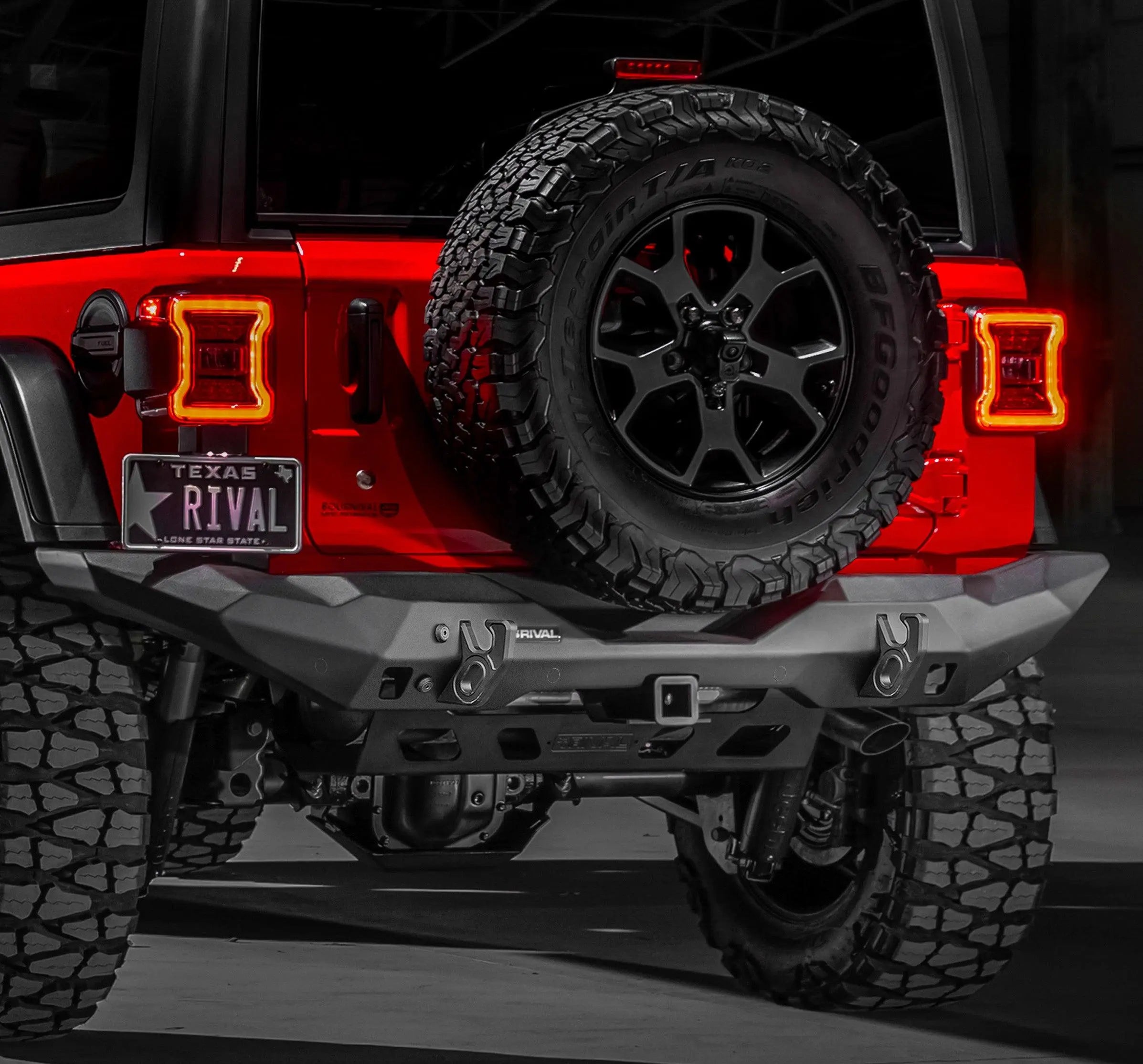 Aluminium Rear Bumper Jeep Wrangler JL 2018+ - RIVAL 4x4 Australia