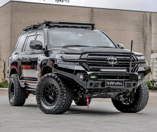 Aluminum Front Bar for Toyota LC200 - RIVAL FOG lights